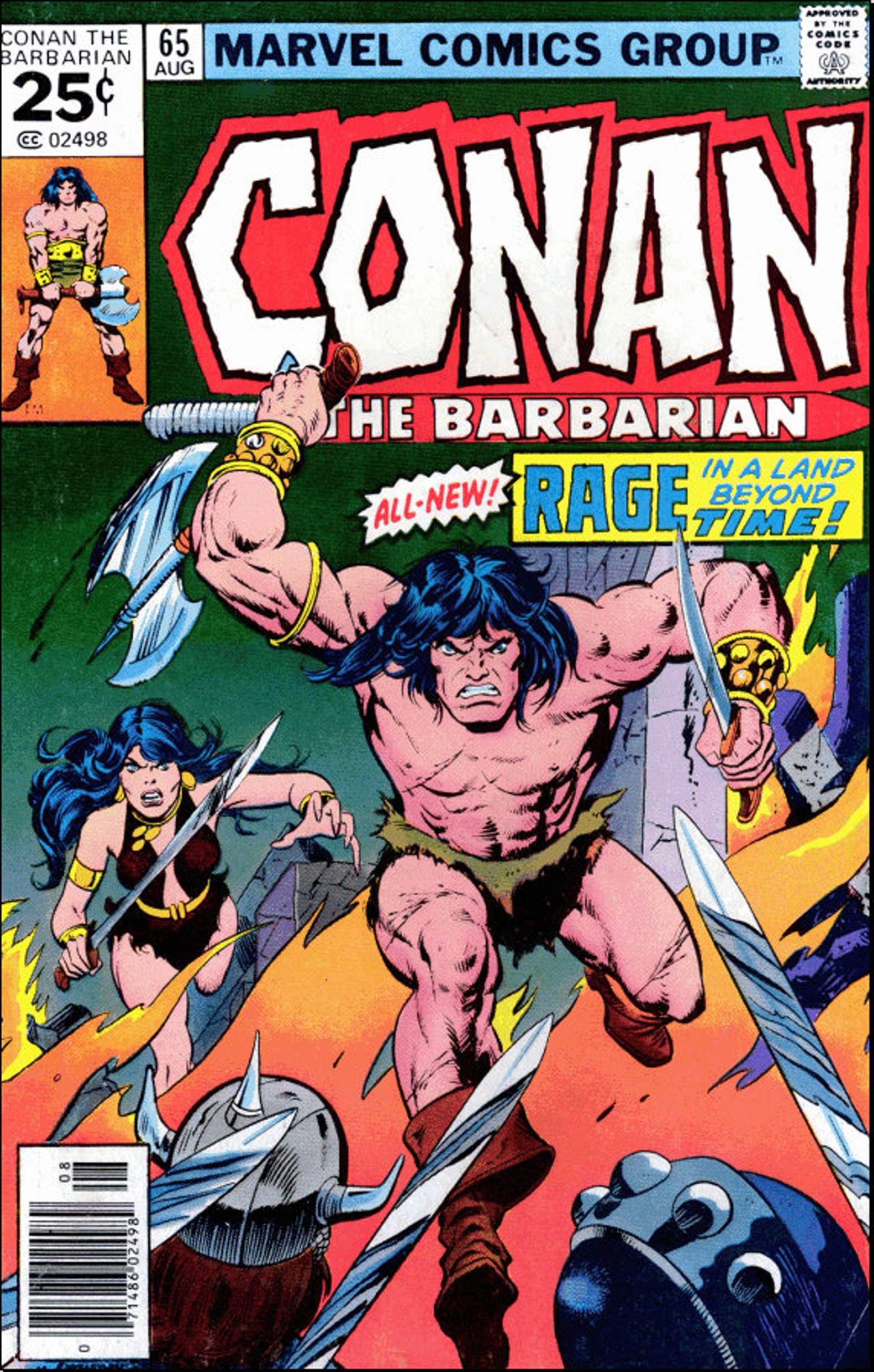 Conan the Barbarian Comics. Comics Rare Vintage (no. 1 and No.2; 140 ...