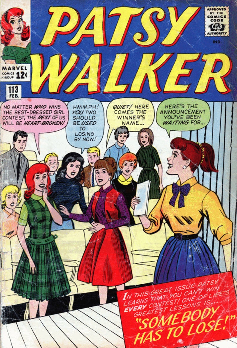 Patsy Walker Comics. Golden Age. Rare Vintage. Compact Disk. 1945-1965 ...