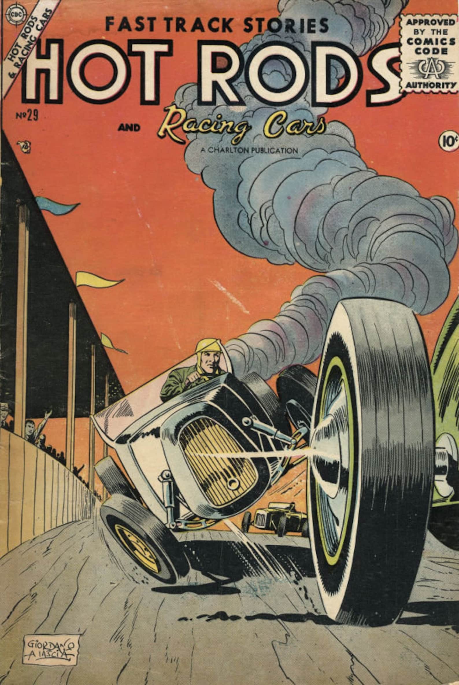 Hot Rods and Racing Cars Comics. Golden Age. Rare Vintage Comics 1951 ...