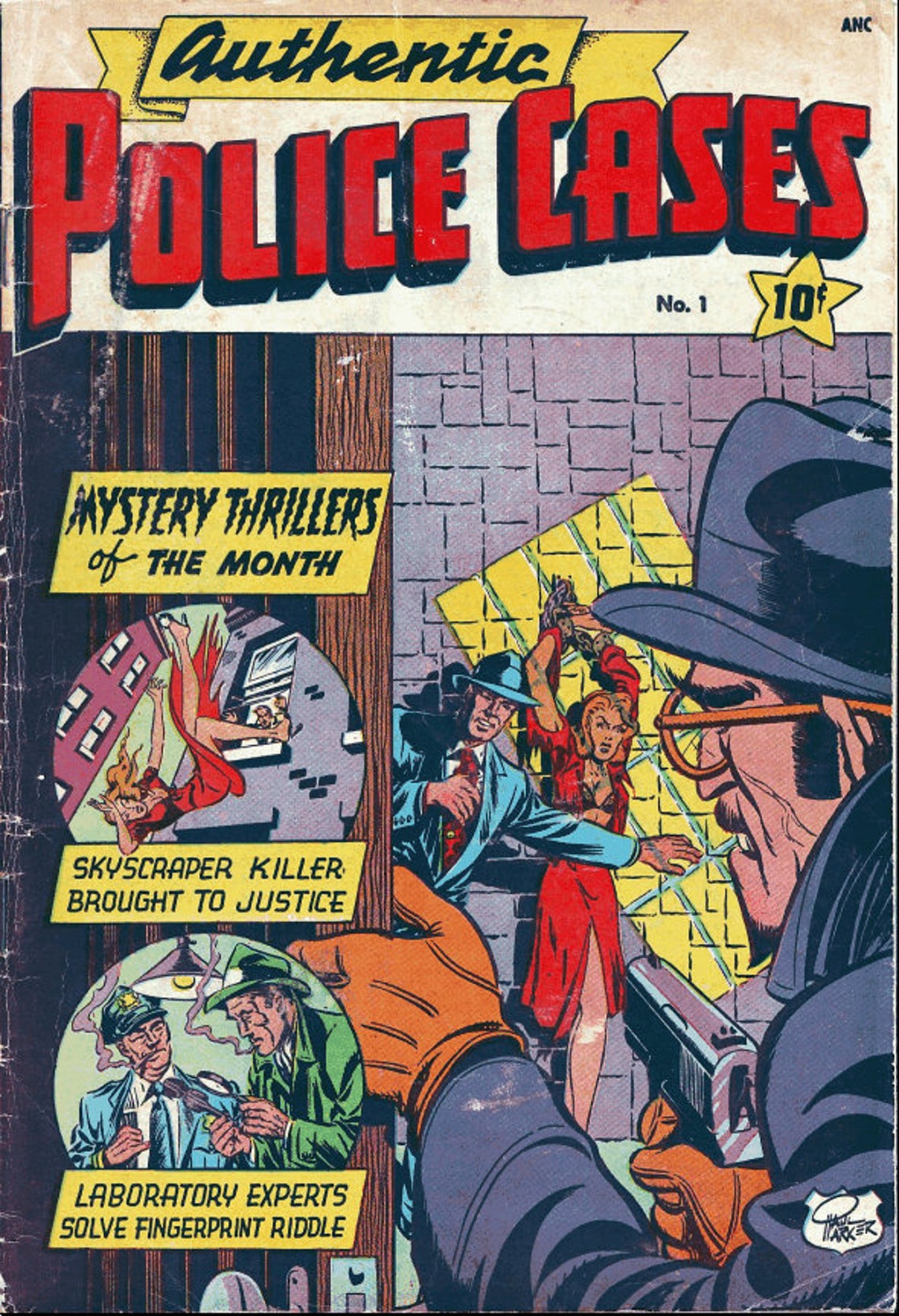 Authentic Police Cases Comics. Rare Vintage. 1948-1955 1-38 Compact ...