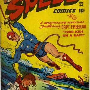 Speed Comics. Golden Age. Rare Vintage Comics Compact Disc 1941-1946 43 ...