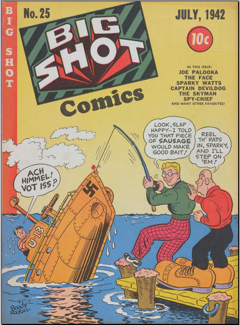 Big Shot Comics. Golden Age. Rare Vintage Comics. 1940-1949 - Etsy