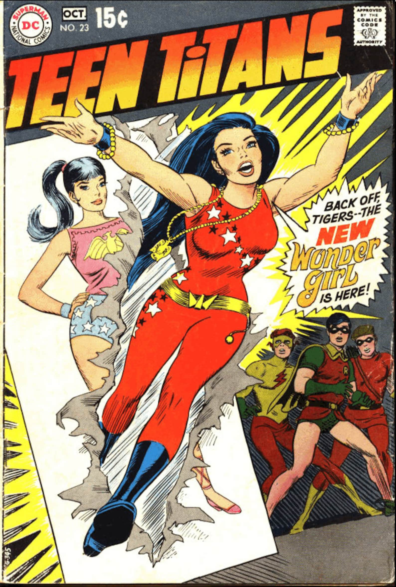 Teen Titans Comics. Rare Vintage. Silver Age. 54 Publications. Compact ...