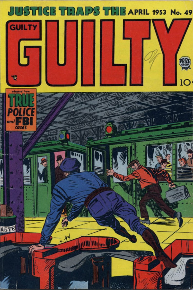 Justice Traps the Guilty Comics 1 92 1945 1958 Golden Age compact Disc ...