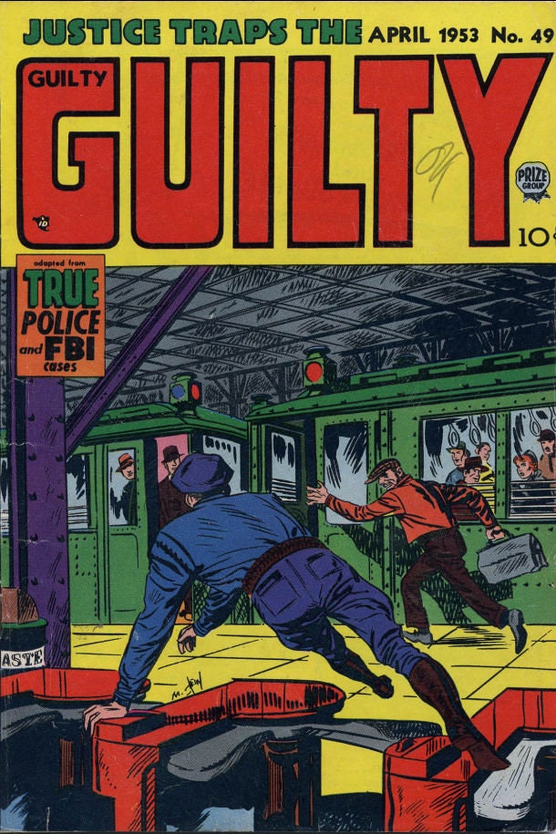 Justice Traps the Guilty Comics 1 92 1945 1958 Golden Age compact Disc ...