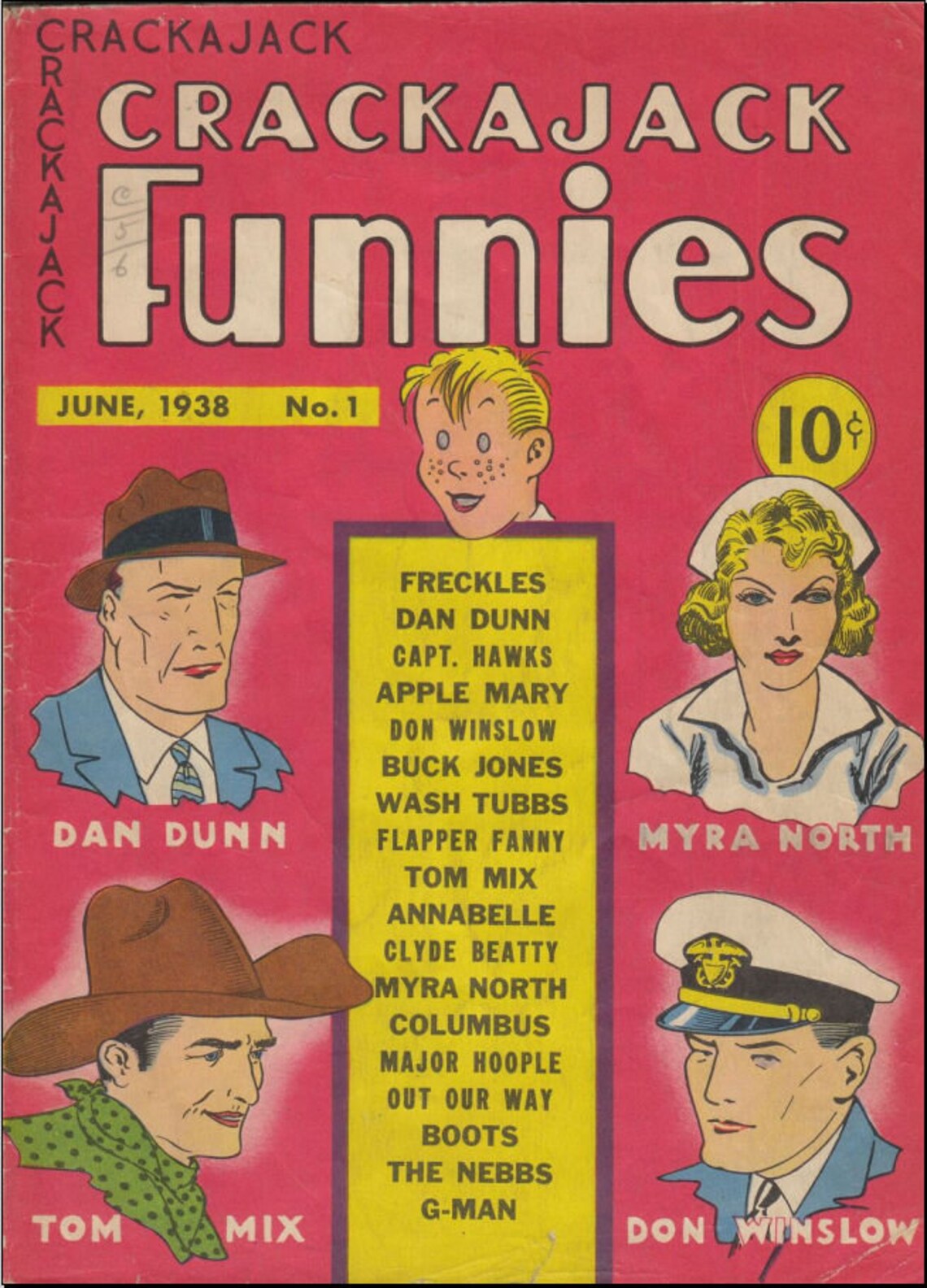 Crackajack Funnies Comics. Golden Age. Rare Vintage Comics (1938-1942 ...