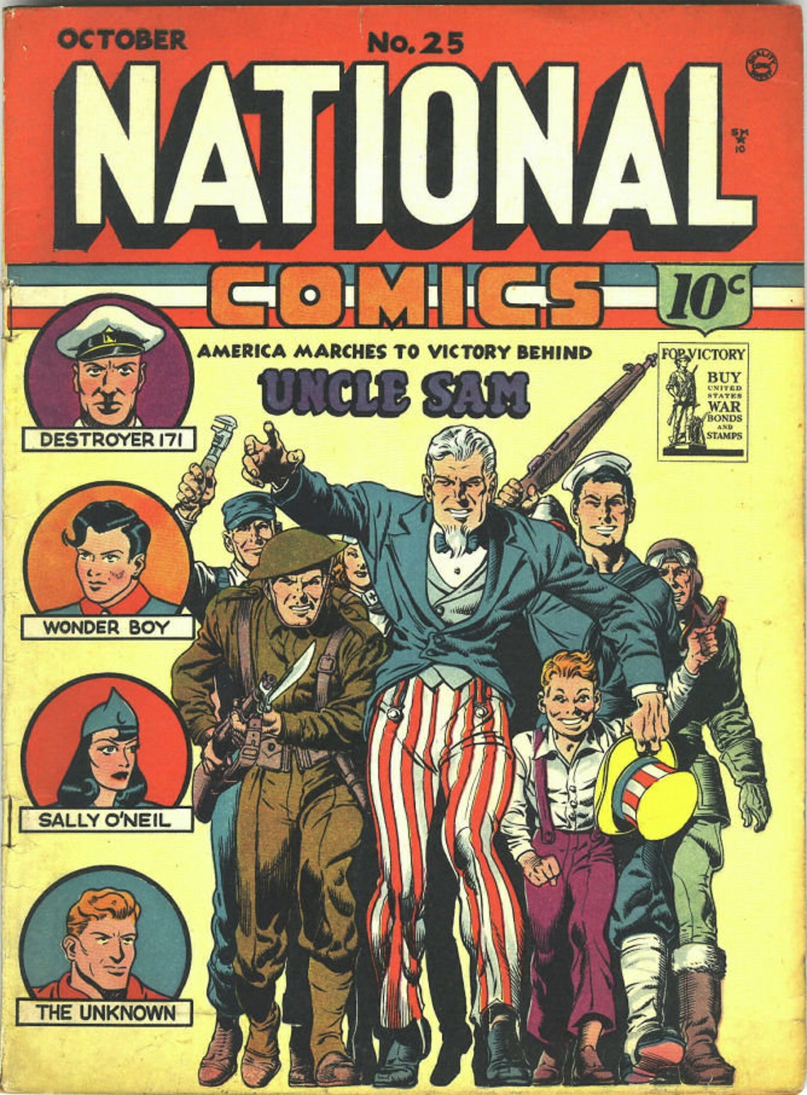 National Comics. Golden Age. Rare Vintage Comics 1940-1949 1-75 ...