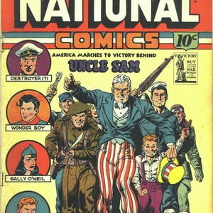 National Comics. Golden Age. Rare Vintage Comics 1940-1949 1-75 ...