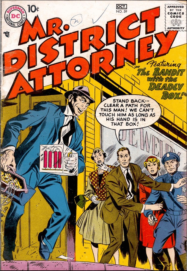 Mr. District Attorney Comics Rare Vintage. Golden Age. 1948-1959 1-67 ...