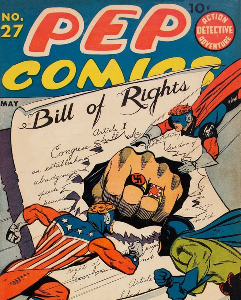 Pep Comics. Golden Age. Rare Vintage Comics. Compact Disk No1 and No2 ...
