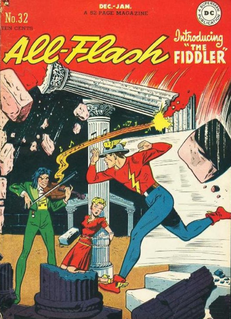 Flash Comics All-flash and the Flash Golden Age 1940 no1. No2 and No3 ...