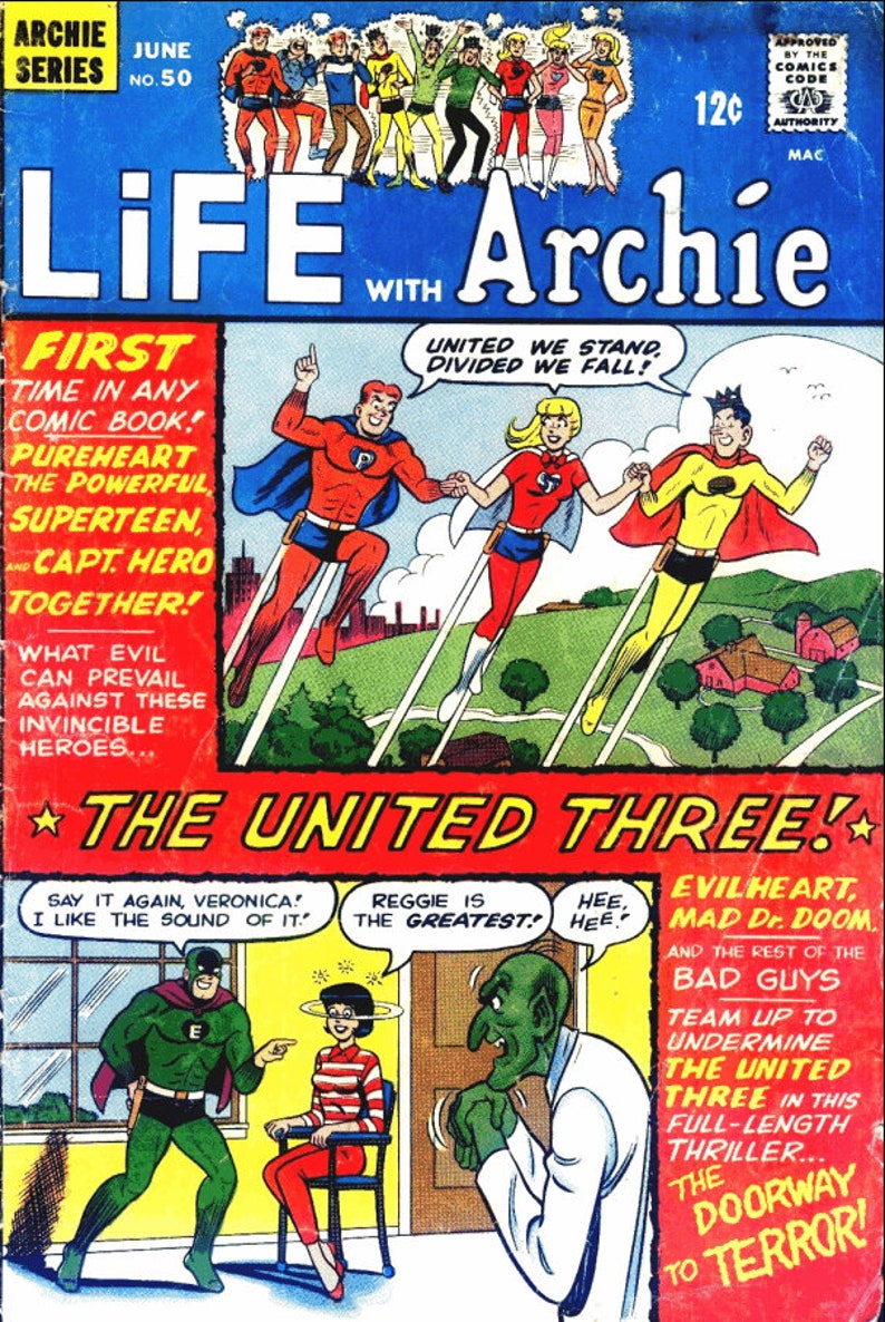 Life With Archie Comics. Silver Age. Rare Vintage Comics. Compact Disc ...