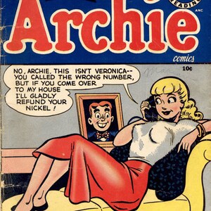 Archie Comics. Golden Age. Rare Vintage Comics. Compact Disk No1.; No2 ...