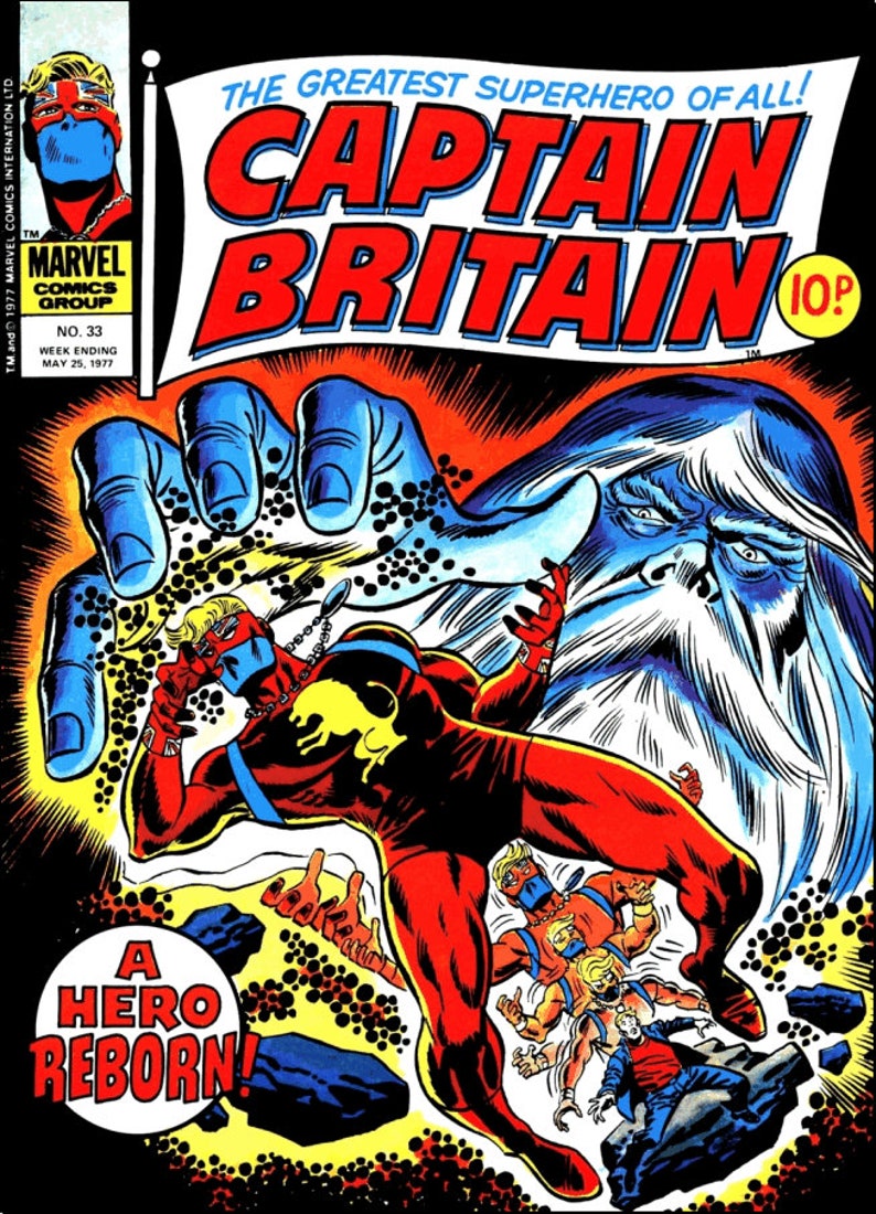 Captain Britain (super Spider-man and Captain Britain) Comics. Rare ...