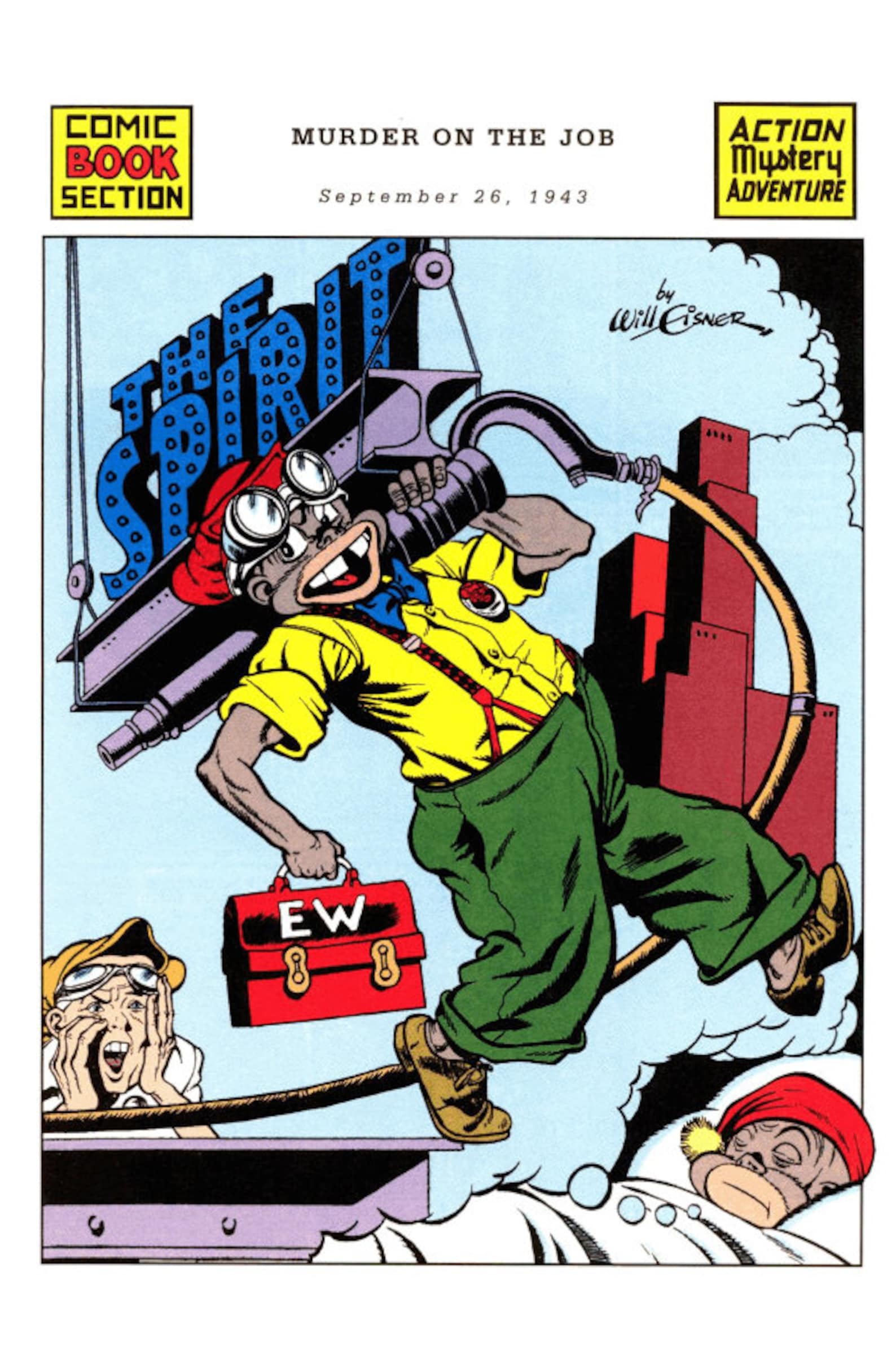 Spirit (will Eisner) Comics Gold Age. 1940-1945 (part No1. and No2 ...