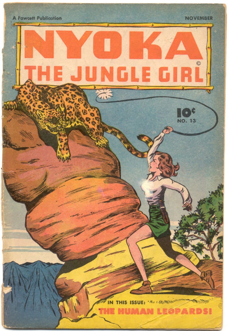 Nyoka the Jungle Girl Comics. Golden Age. Rare Vintage Comics 1945-1953 ...
