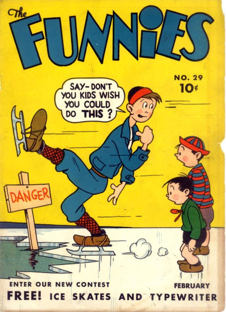 Funnies Comics. Golden Age. Rare Vintage Comics 1936-1942 36 ...