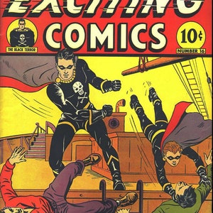 Exciting Comics 1940-1948 68 Publications Compact Disc Comics - Etsy