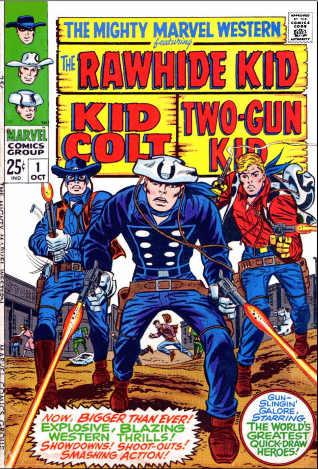 Mighty Marvel Western Comics. Rare Vintage. Silver Age. From 1968; 46 ...