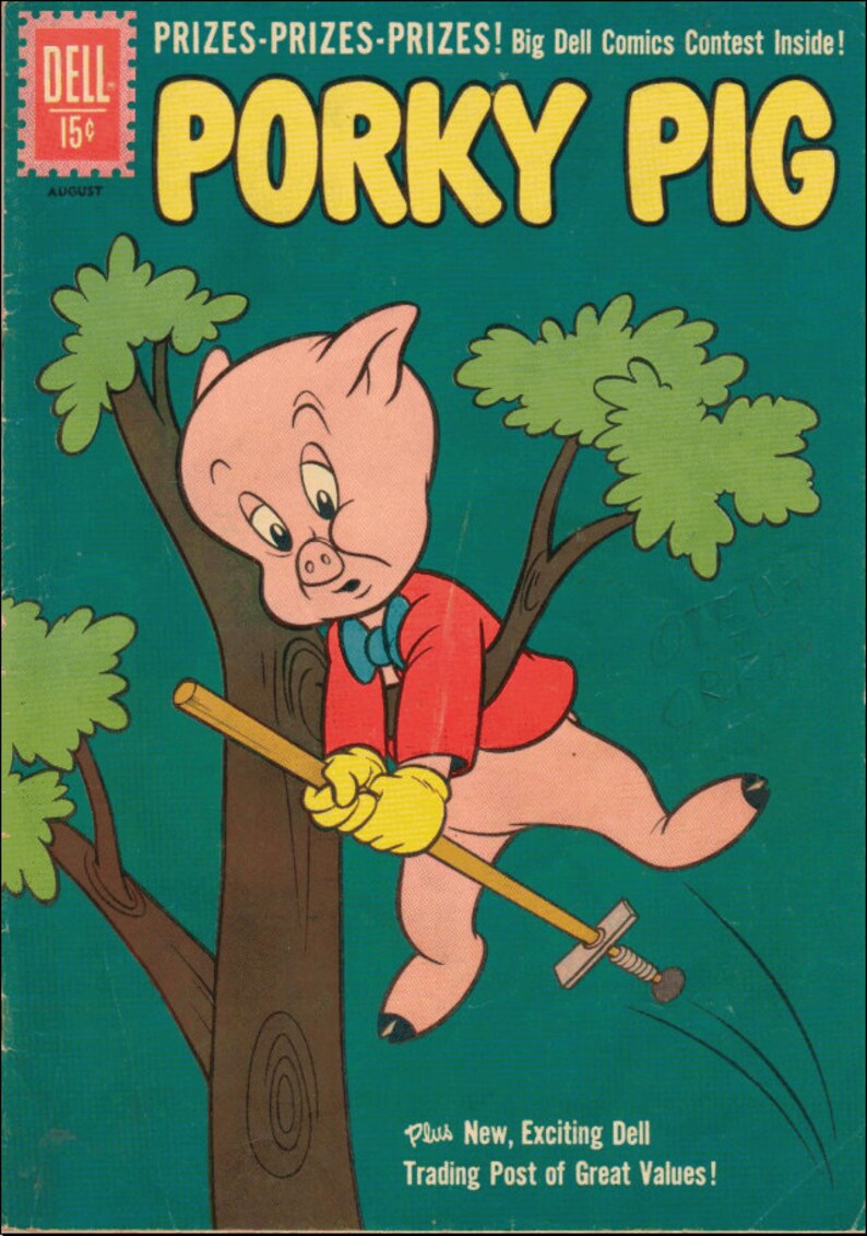 Porky Pig Comics Rare Vintage. Golden Age 1952-1962 25-81 | Etsy