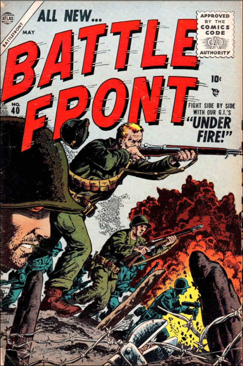 Battlefront Comics. Golden Age. Rare Vintage Comics (1952-1957; 1-48 ...