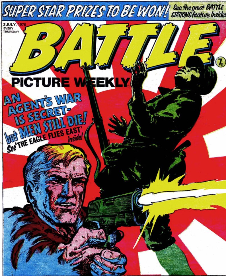 Battle Picture Weekly Comics Silver Age part No1. and No2. 1-141 ...