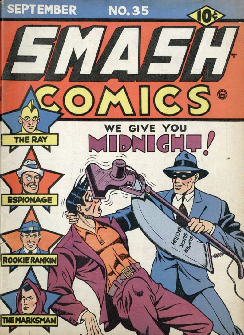 Smash Comics. Golden Age. Rare Vintage Comics (1939-1949; 1-85 ...