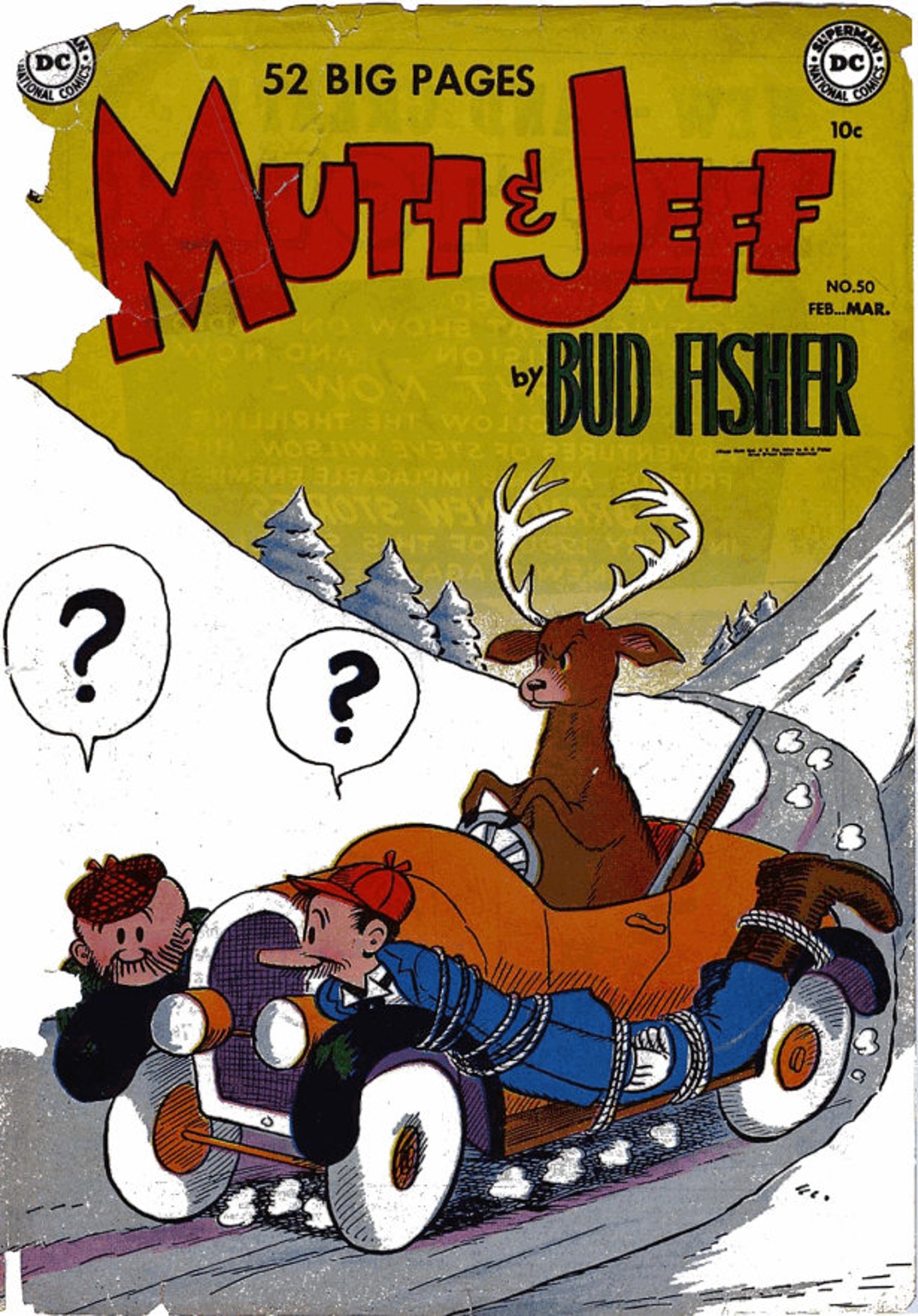 Mutt and Jeff Comics Rare Vintage. Golden Age (1939-1959 1-108; Compact ...