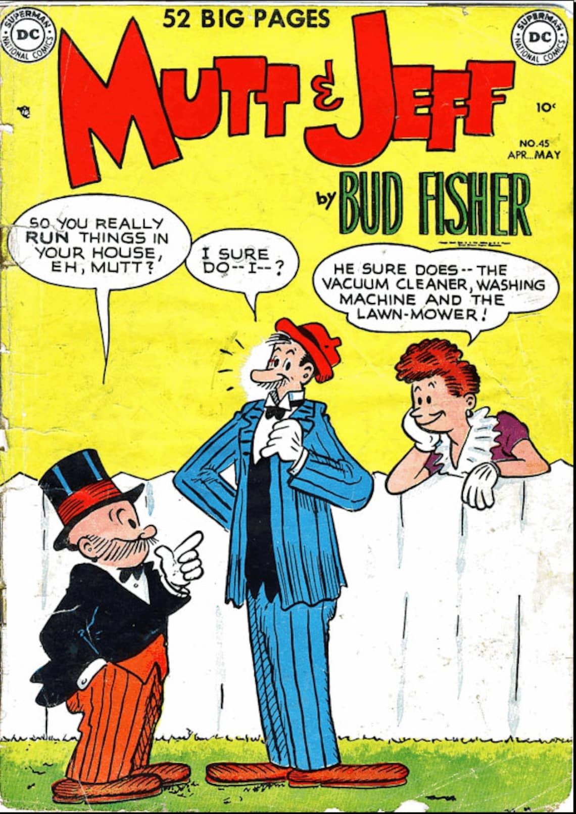 Mutt and Jeff Comics Rare Vintage. Golden Age 1939-1959 1-108 Compact ...