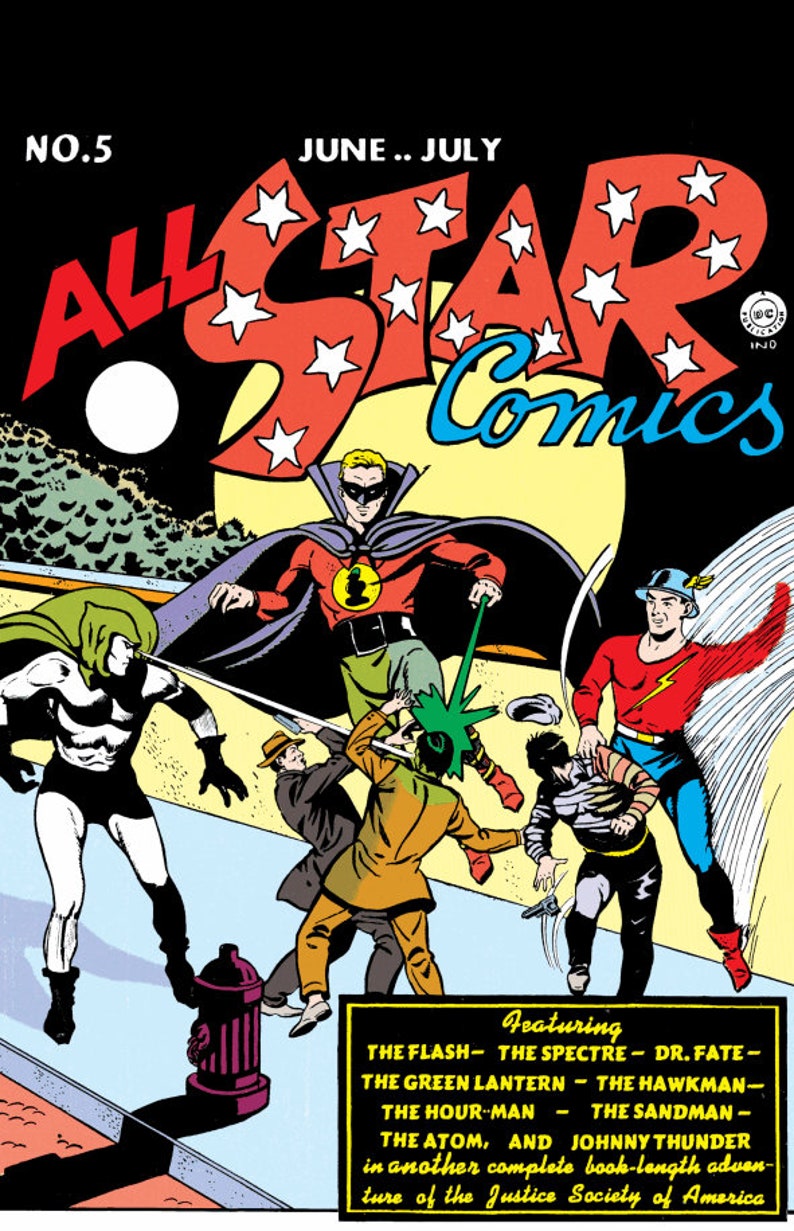All-star Comics. Golden Age. Rare Vintage Comics (from 1940; 1-74 ...