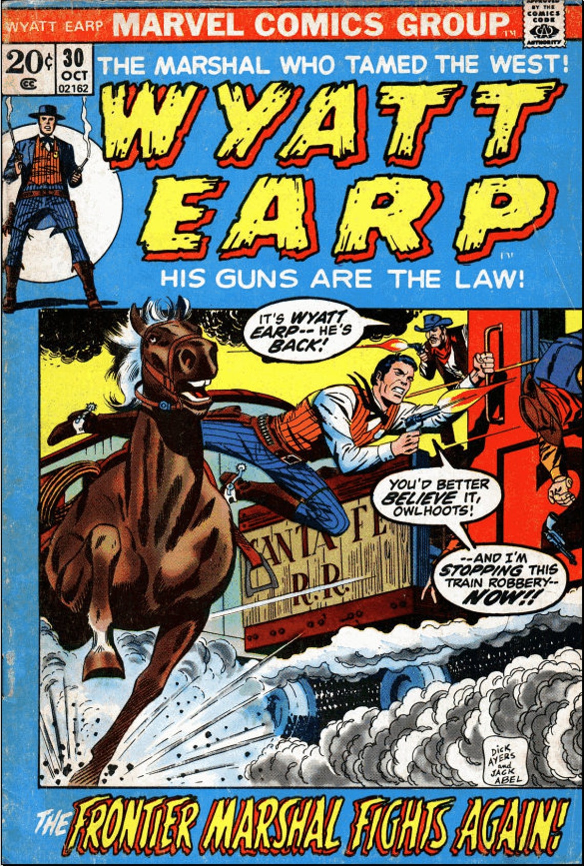 Wyatt Earp Comics Rare Vintage. Golden Age from 1955 1-34 Compact Disk ...