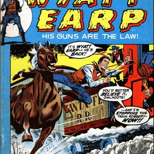 Wyatt Earp Comics Rare Vintage. Golden Age (from 1955 1-34; Compact ...