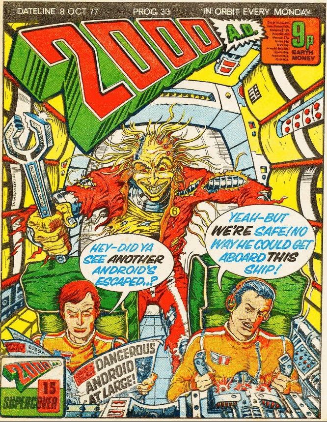 2000AD Comics. Silver Age. Rare Vintage Comics compact Disc No1. and ...