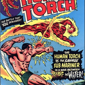 Human Torch Comics. Rare Vintage. Golden Age (1940-1954; 1-38 and 1974 ...