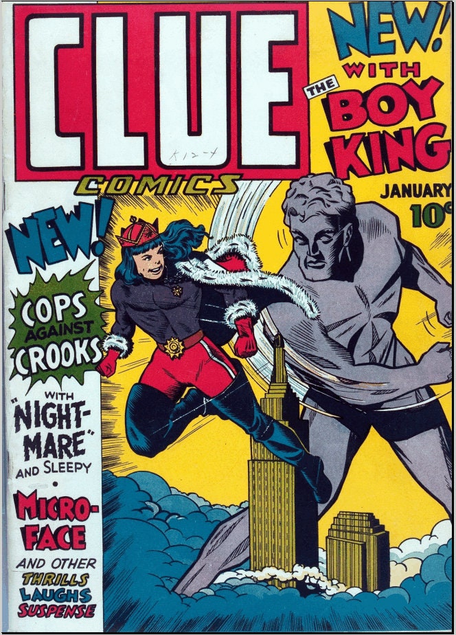 Clue Comics. Real Clue Crime Stories Comics. Golden Age. Rare Vintage ...