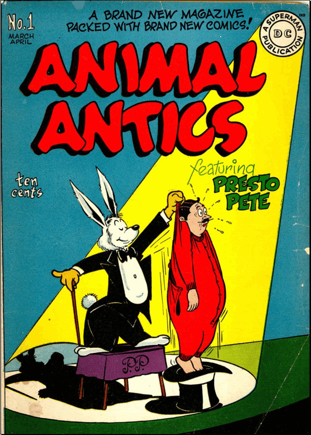 Animal Antics Movietown's Animal Antics Comics Rare Vintage. Golden Age ...