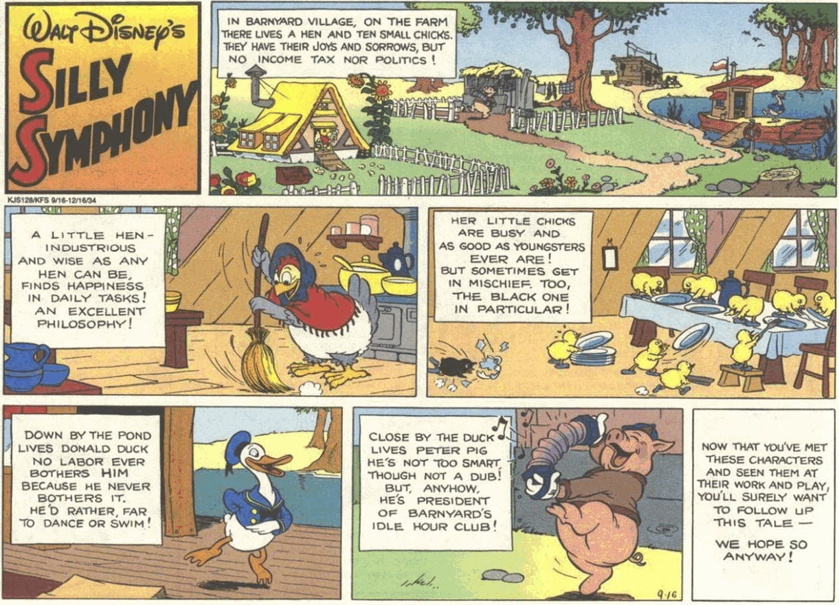 Donald Duck. Rare Vintage. Golden Age. From 1934 6770 - Etsy