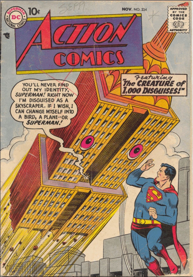 Action Comics Rare Vintage. Golden Age (1950-1961 141-280; Compact Disk ...