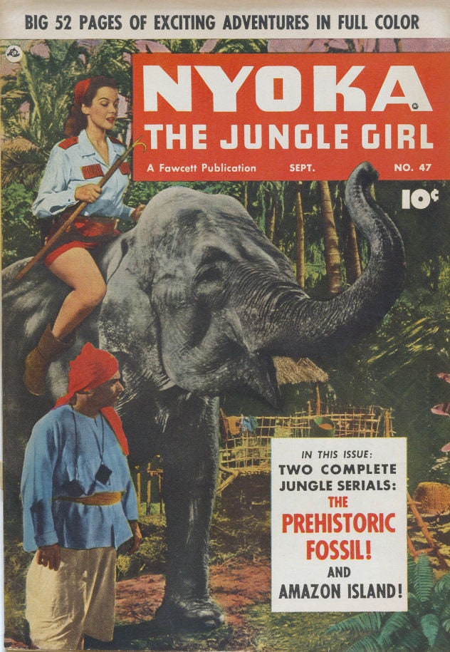 Nyoka the Jungle Girl Comics. Golden Age. Rare Vintage Comics 1945-1953 ...