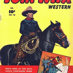 Tom Mix Western Comics. Golden Age. Rare Vintage Comics (1948-1953; 59 ...