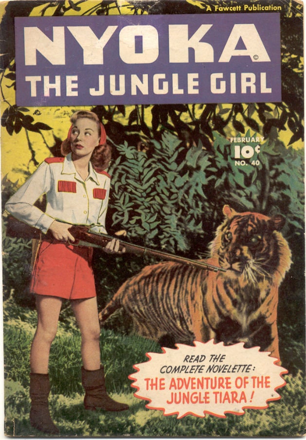 Nyoka the Jungle Girl Comics. Golden Age. Rare Vintage Comics 1945-1953 ...