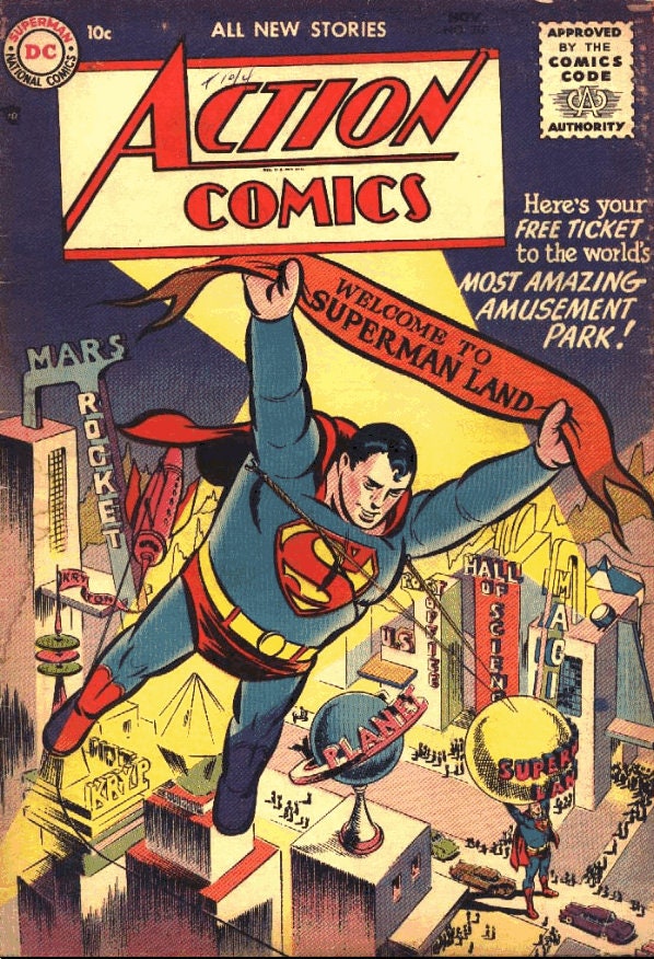 Action Comics Rare Vintage. Golden Age (1950-1961 141-280; Compact Disk ...