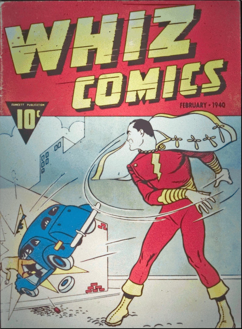 Whiz Comics. Rare Vintage. Golden Age february 1940 June 1953 No1 and ...