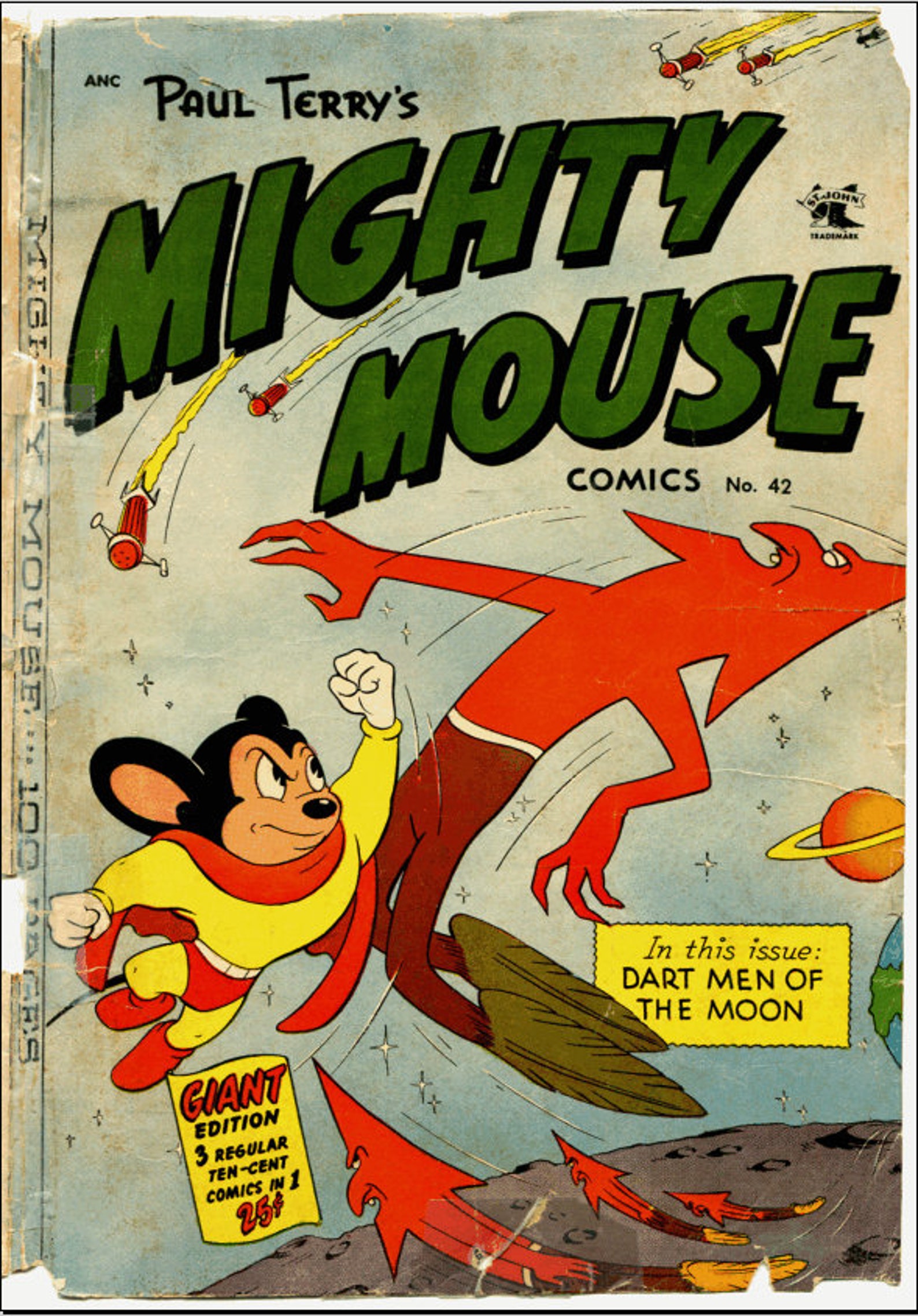 Paul Terry's Mighty Mouse Comics. Rare Vintage. Golden Age. 51 ...