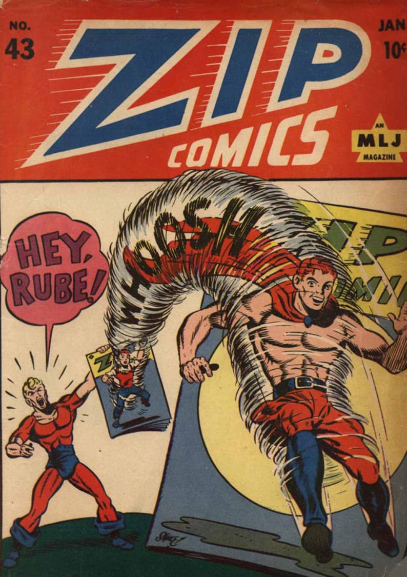 Zip Comics. Golden Age. Rare Vintage Comics Compact Disc - Etsy
