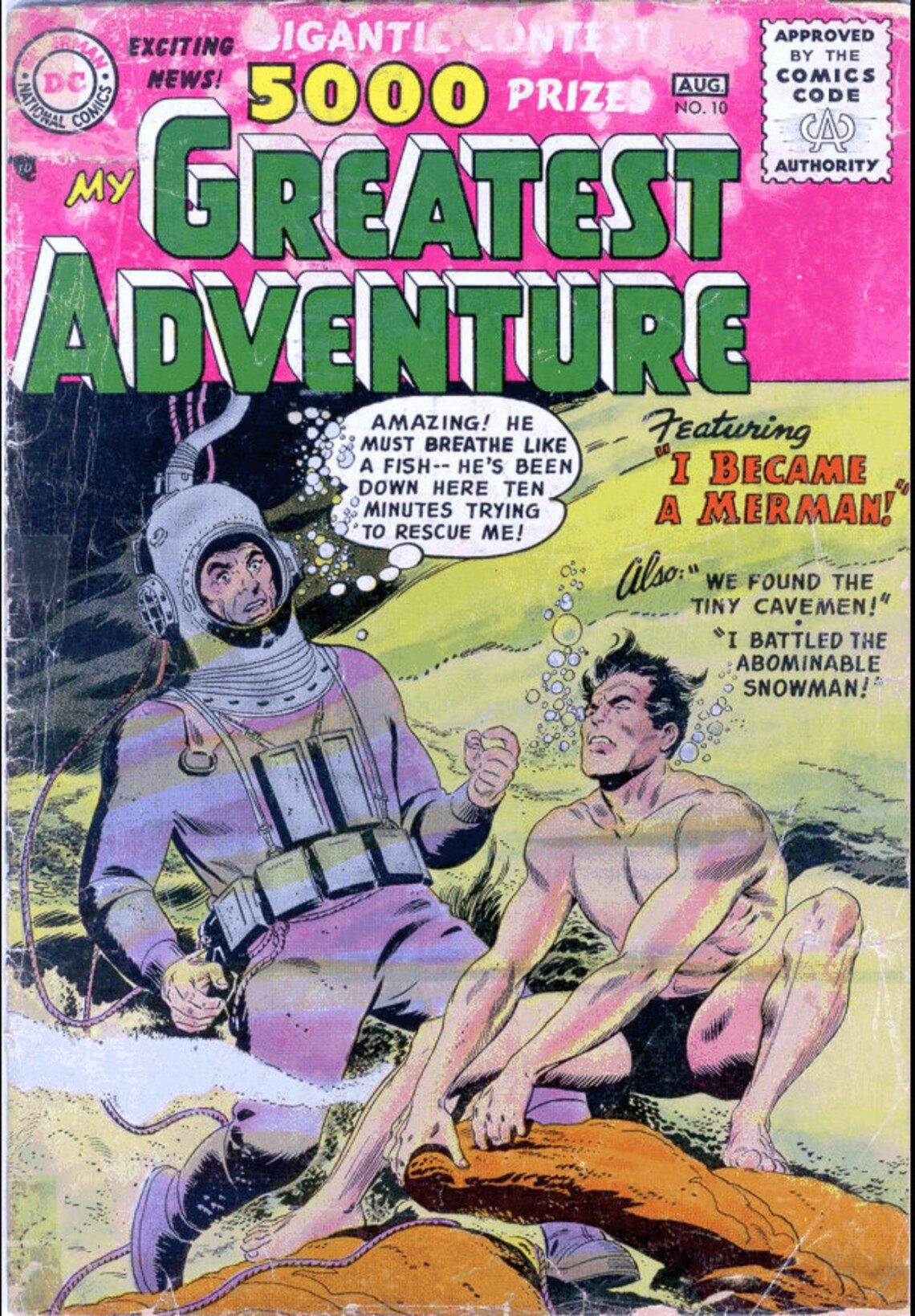 My Greatest Adventure Comics. Golden Age. Rare Vintage Comics 1955-1964 ...