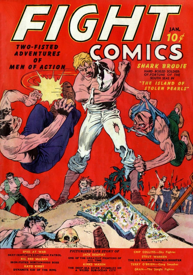 Fight Comics. Golden Age. Rare Vintage Comics 1940-1954 DVD No1 and DVD ...