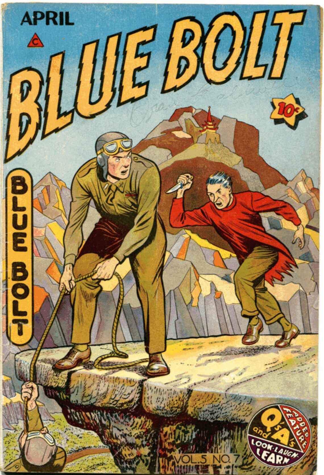 Blue Bolt Comics. Golden Age. Rare Vintage Comics. Compact - Etsy