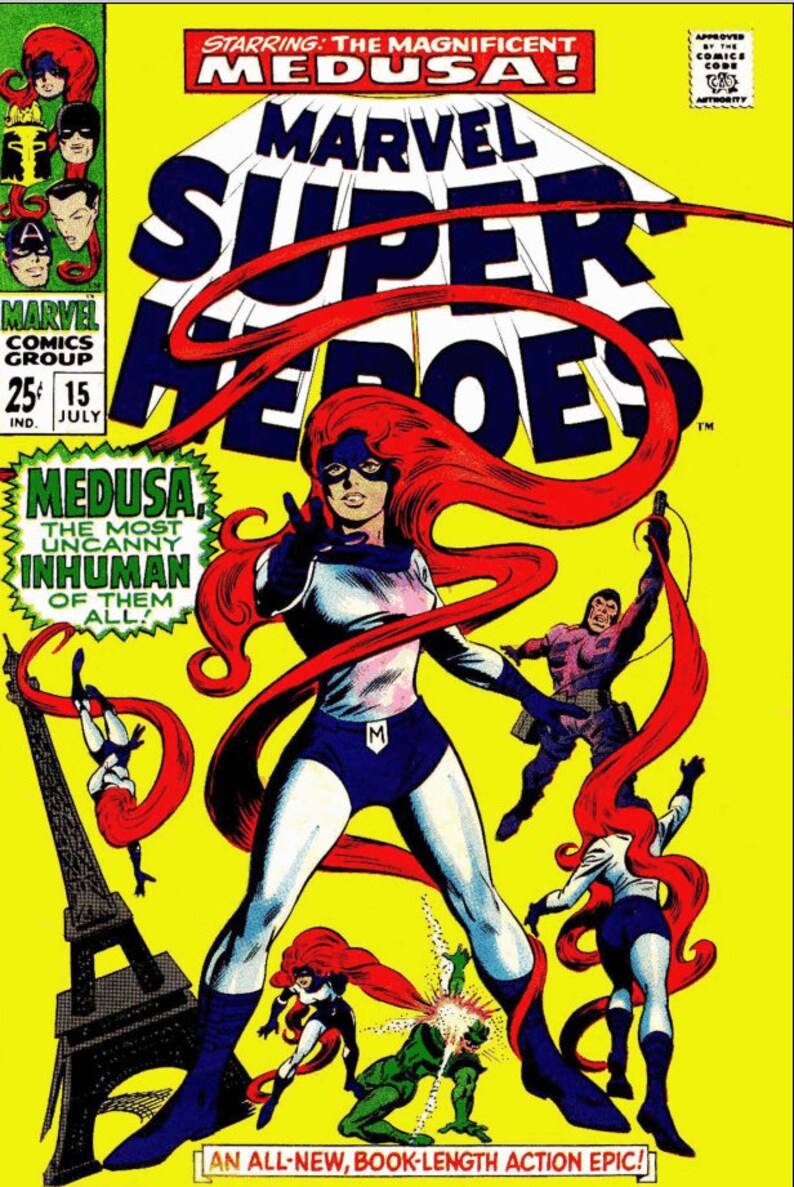 Marvel Super Heroes Comics. Rare Vintage. 1-85 Publications. Compact ...