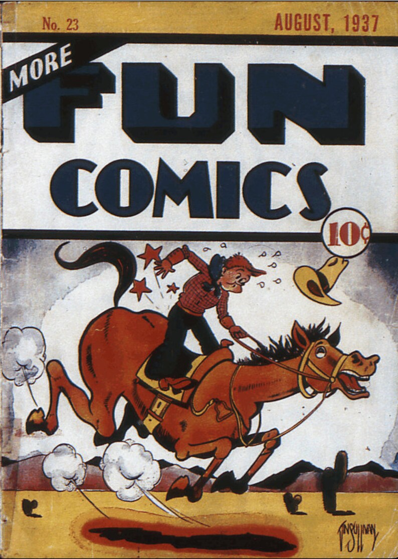 New Fun More Fun Comics. Golden Age. Rare Vintage. Compact Disk. 1935 ...